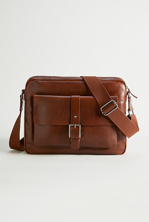 Chestnut Phill Messenger - MEN Bags & Wallets | Trenery