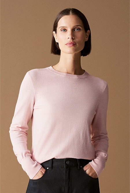 Women's Merino Tops - Shop Merino Wool Knit Tops - Trenery