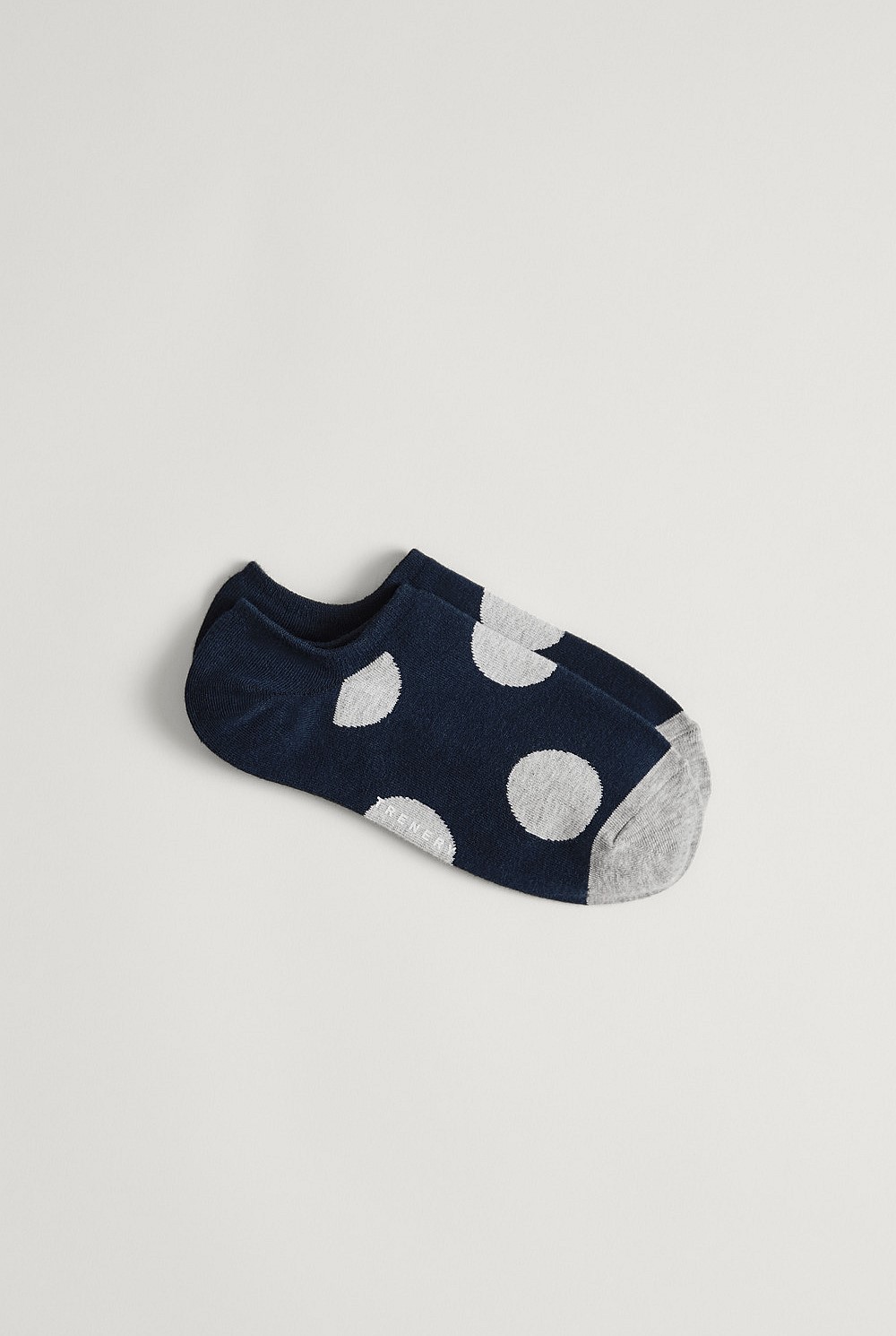 Navy Spot Low Cut Sock - WOMEN Socks | Trenery