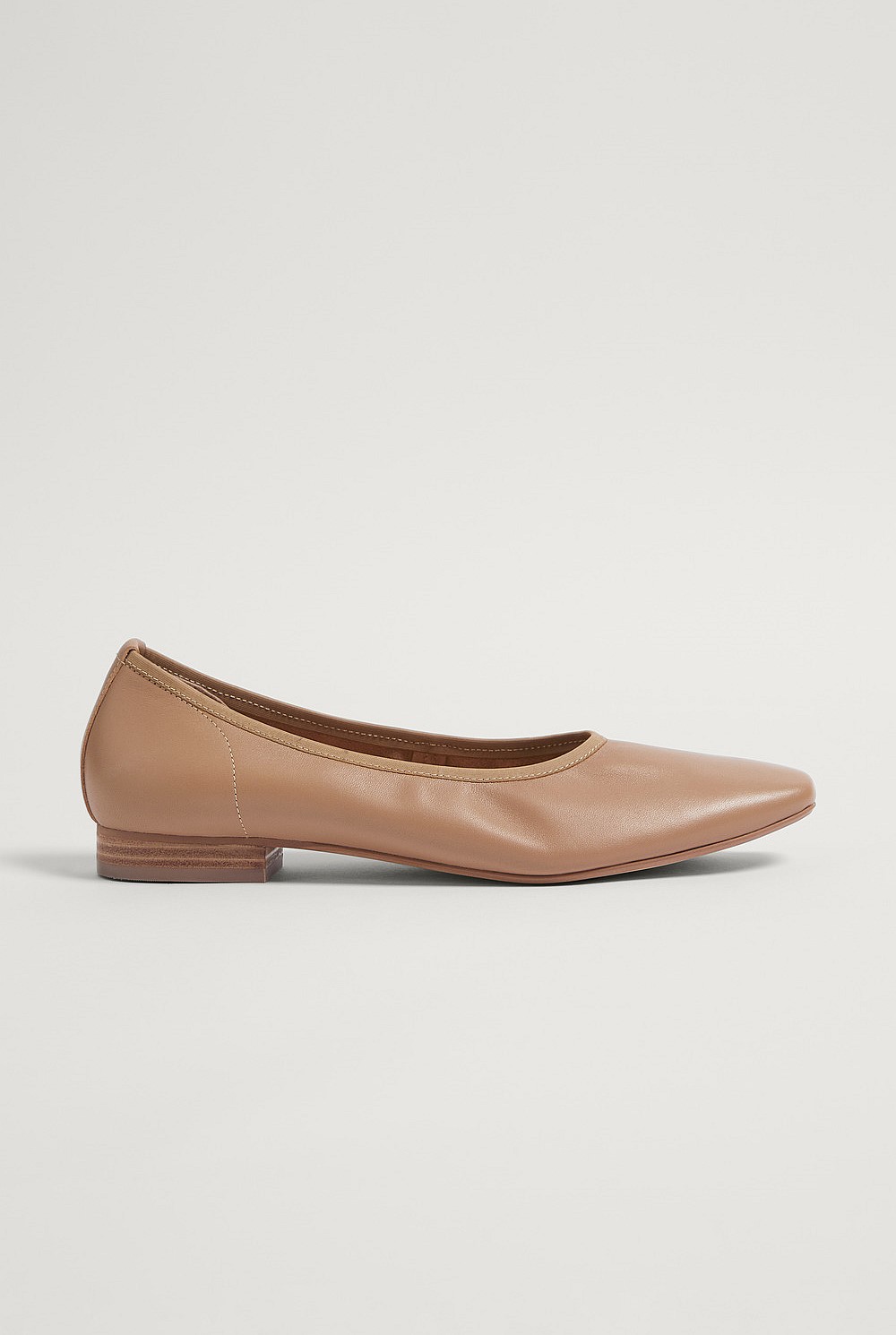 Barley Leather Elastic Back Ballet Flat - WOMEN Flats | Trenery