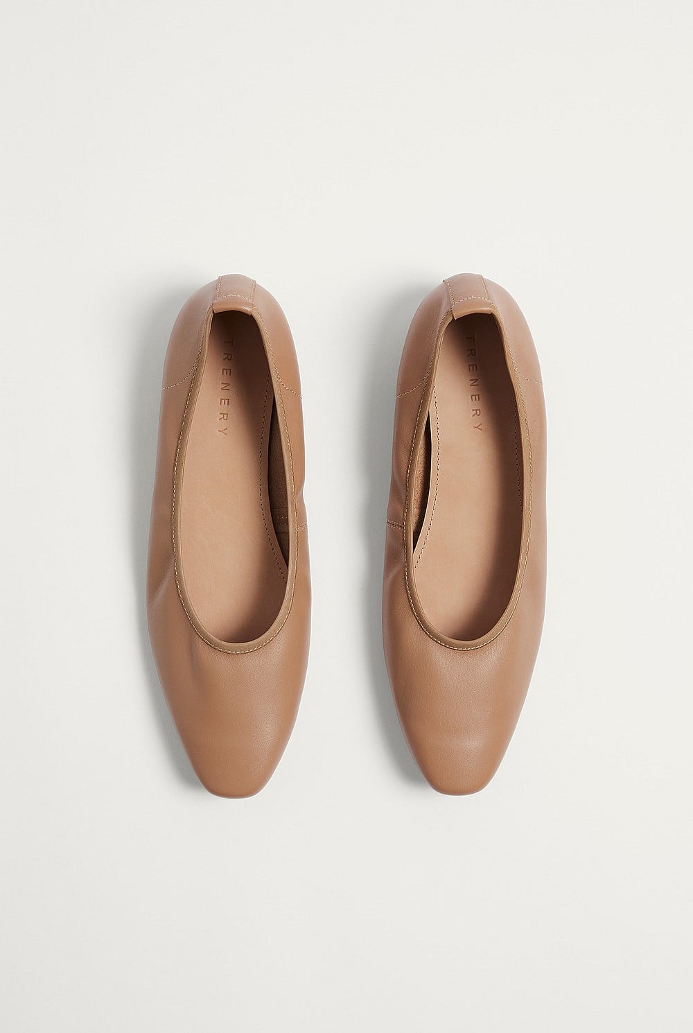 Barley Leather Elastic Back Ballet Flat - WOMEN Flats | Trenery