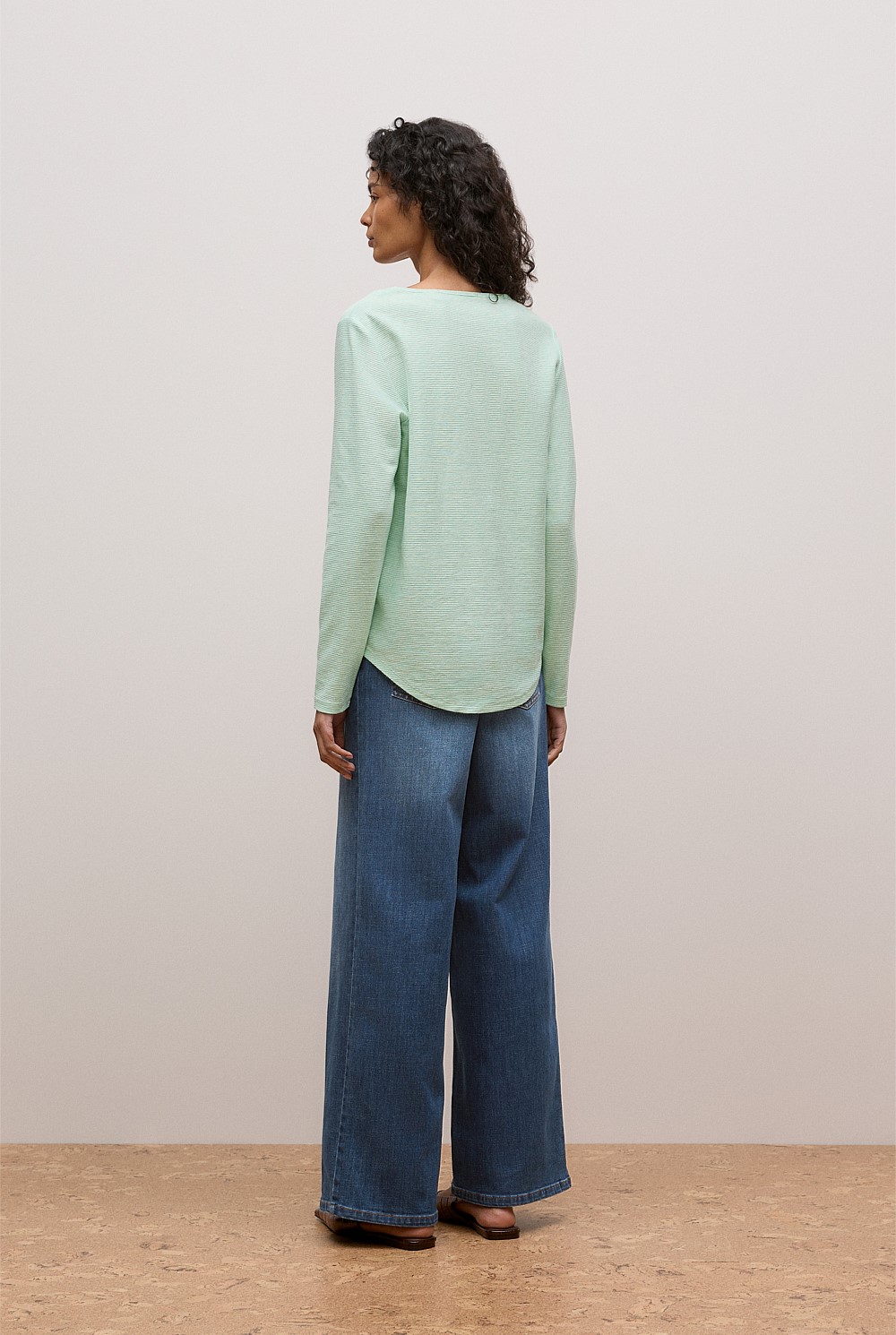 Peppermint Ottoman Marle Long Sleeve T-Shirt - WOMEN T-Shirts & Tops ...