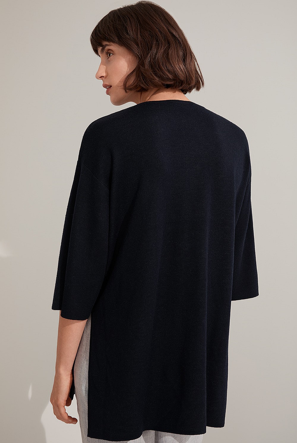 Night Sky Double Knit Wool Blend Tunic - WOMEN Knitwear | Trenery